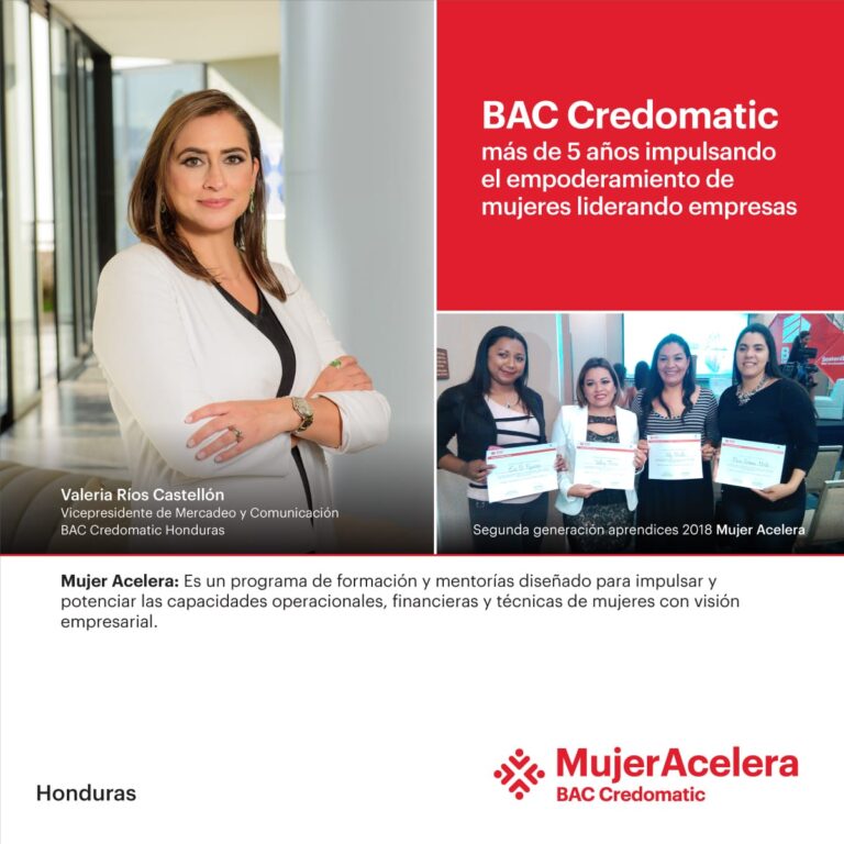 BAC Credomatic, reafirma su compromiso con la mujer hondureña ...